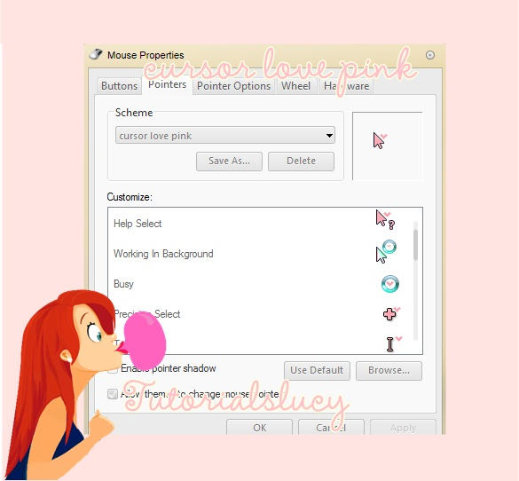 cursor love pink by tutorialslucy on DeviantArt
