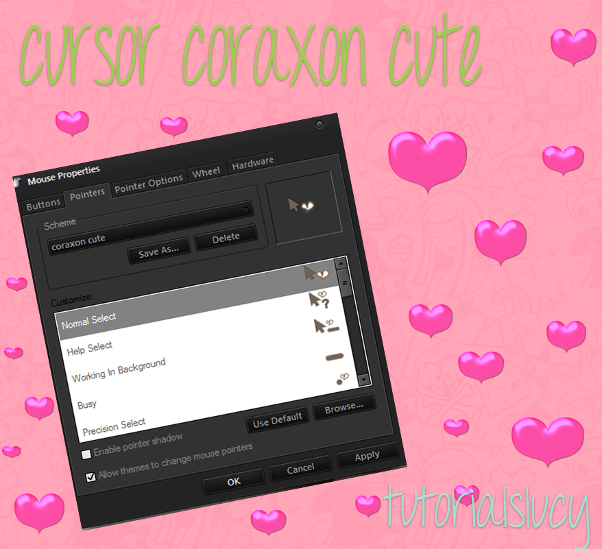cursor coraxon cute by tutorialslucy on DeviantArt