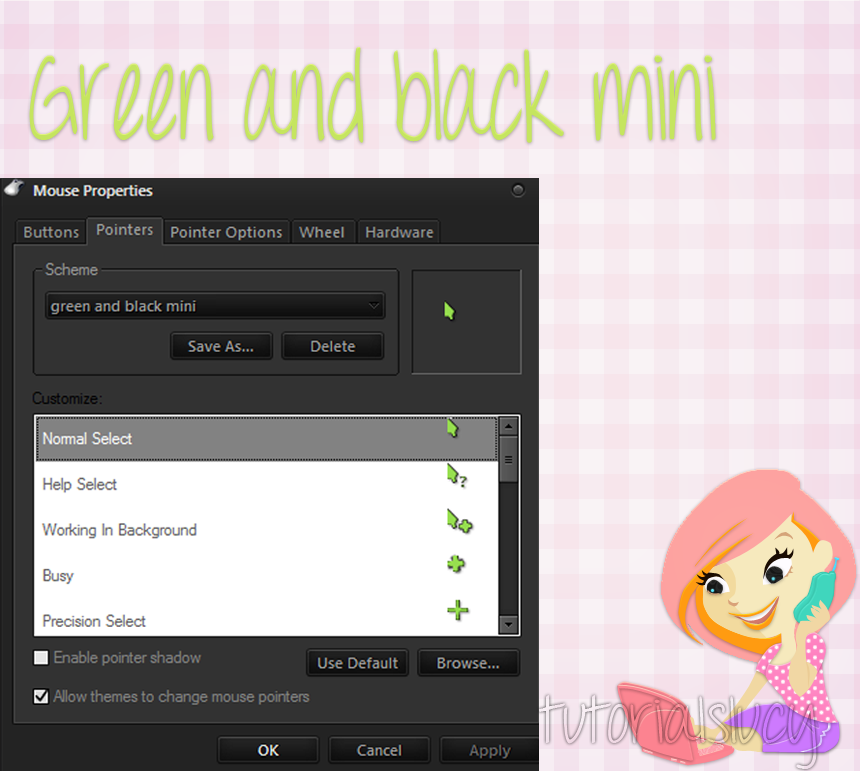 cursor Green and black mini by tutorialslucy on DeviantArt