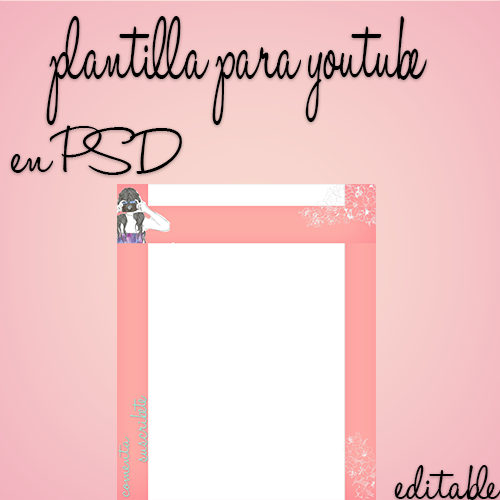 plantilla para youtube by tutorialslucy on DeviantArt