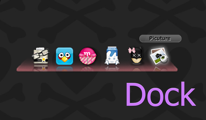 Skin Xwidget DOCK by tutorialslucy on DeviantArt