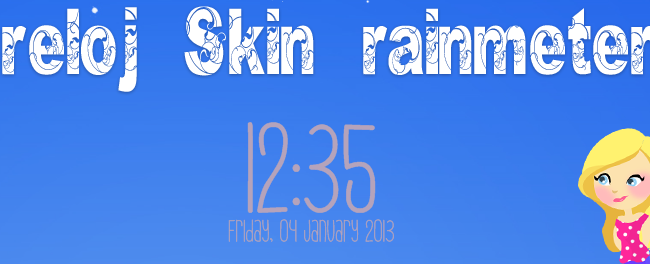 reloj skin rainmeter by tutorialslucy on DeviantArt