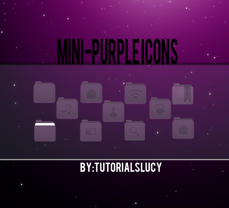mini-Purple icons by tutorialslucy on DeviantArt