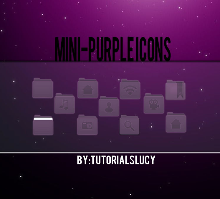mini-Purple icons by tutorialslucy on DeviantArt