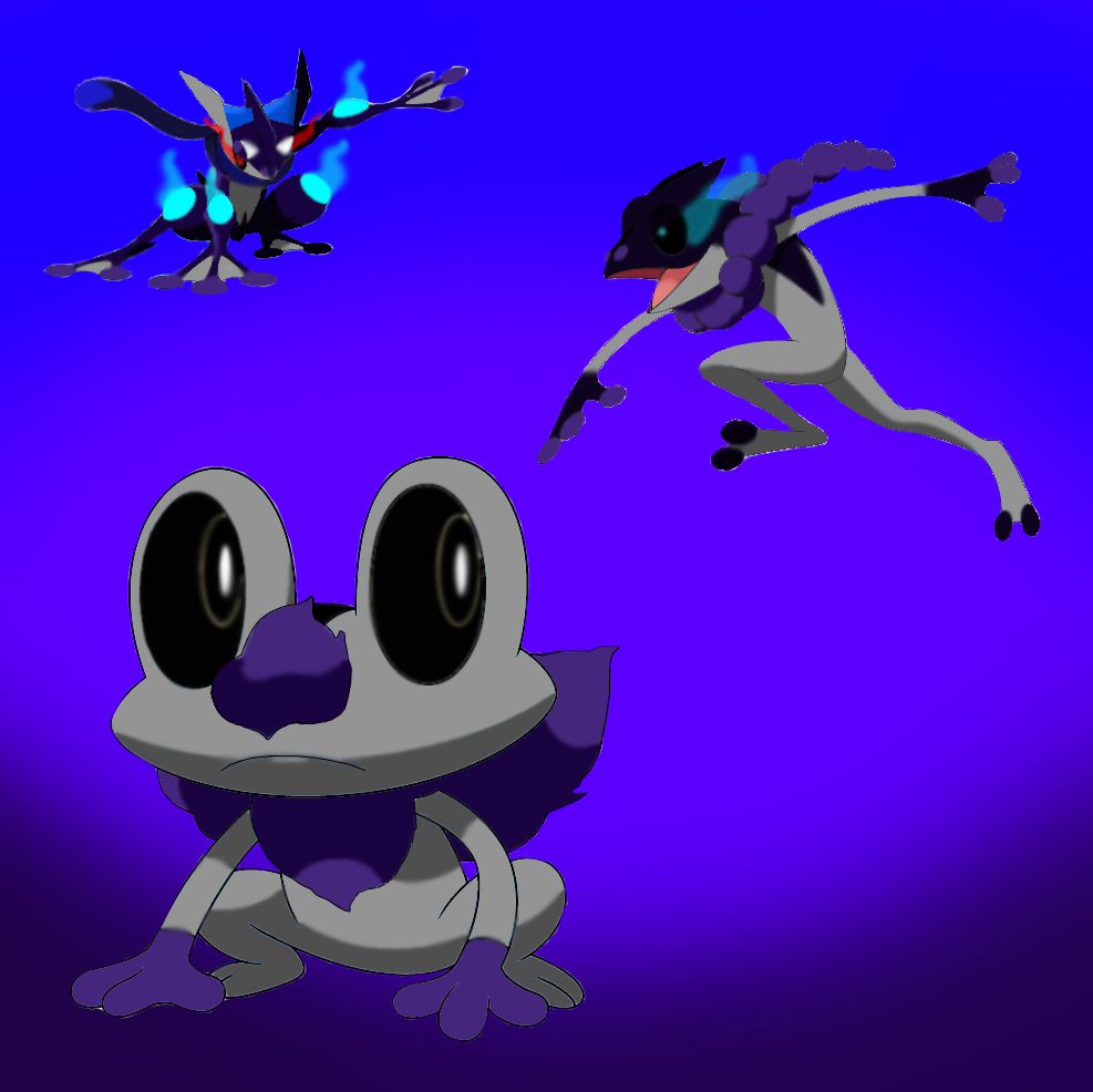 Ghost Type Greninja by PureTrash69 on DeviantArt