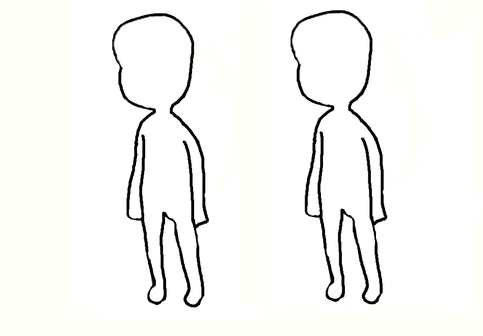 Template for chibis by laptop101 on DeviantArt