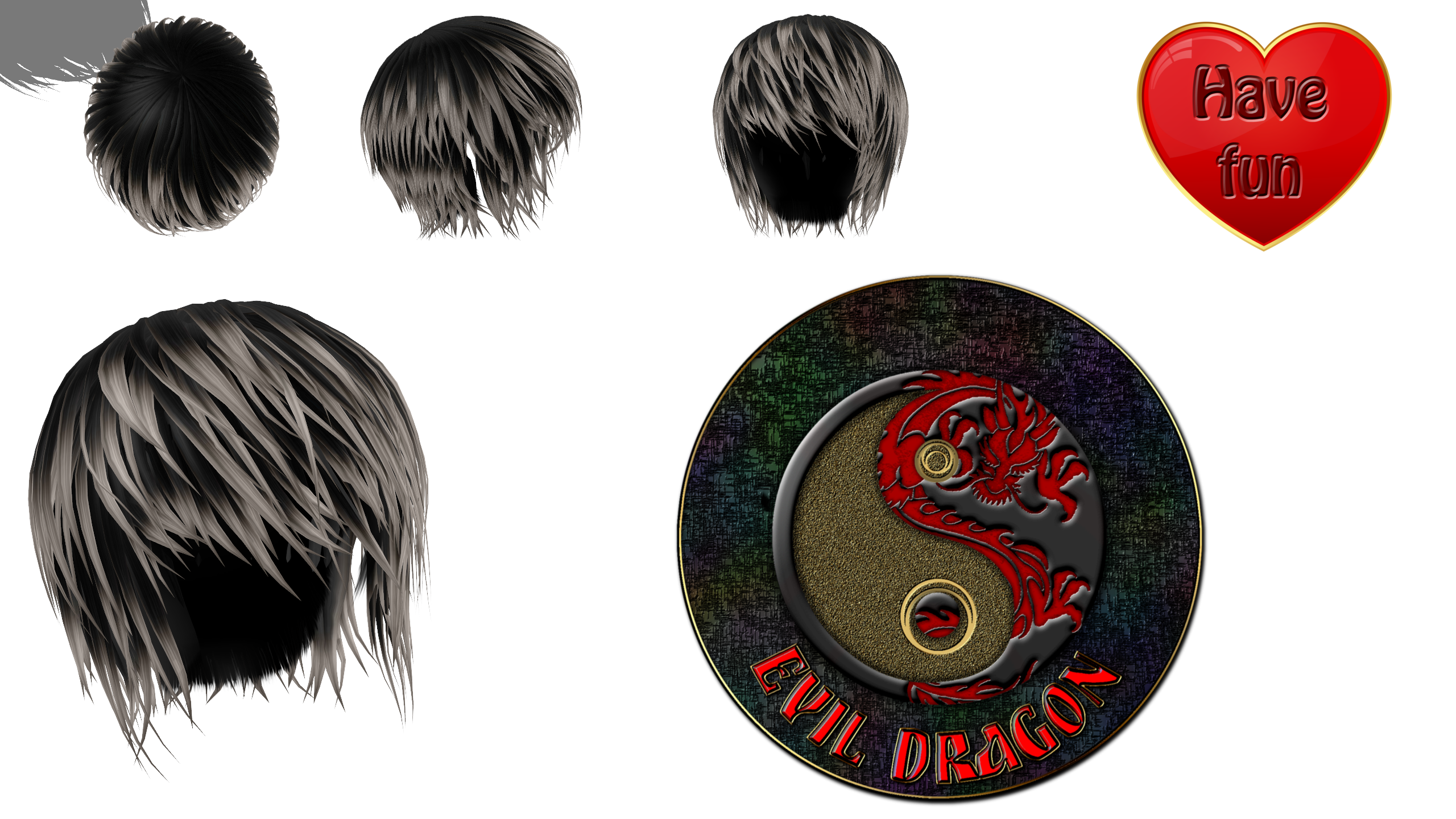 [MMD] Hair male 2 DL by EVILDRAGON2546 on DeviantArt