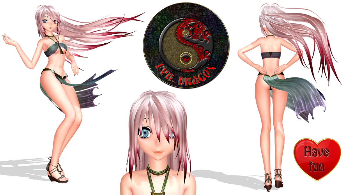 [MMD] MODEL 3 DL by EVILDRAGON2546 on DeviantArt