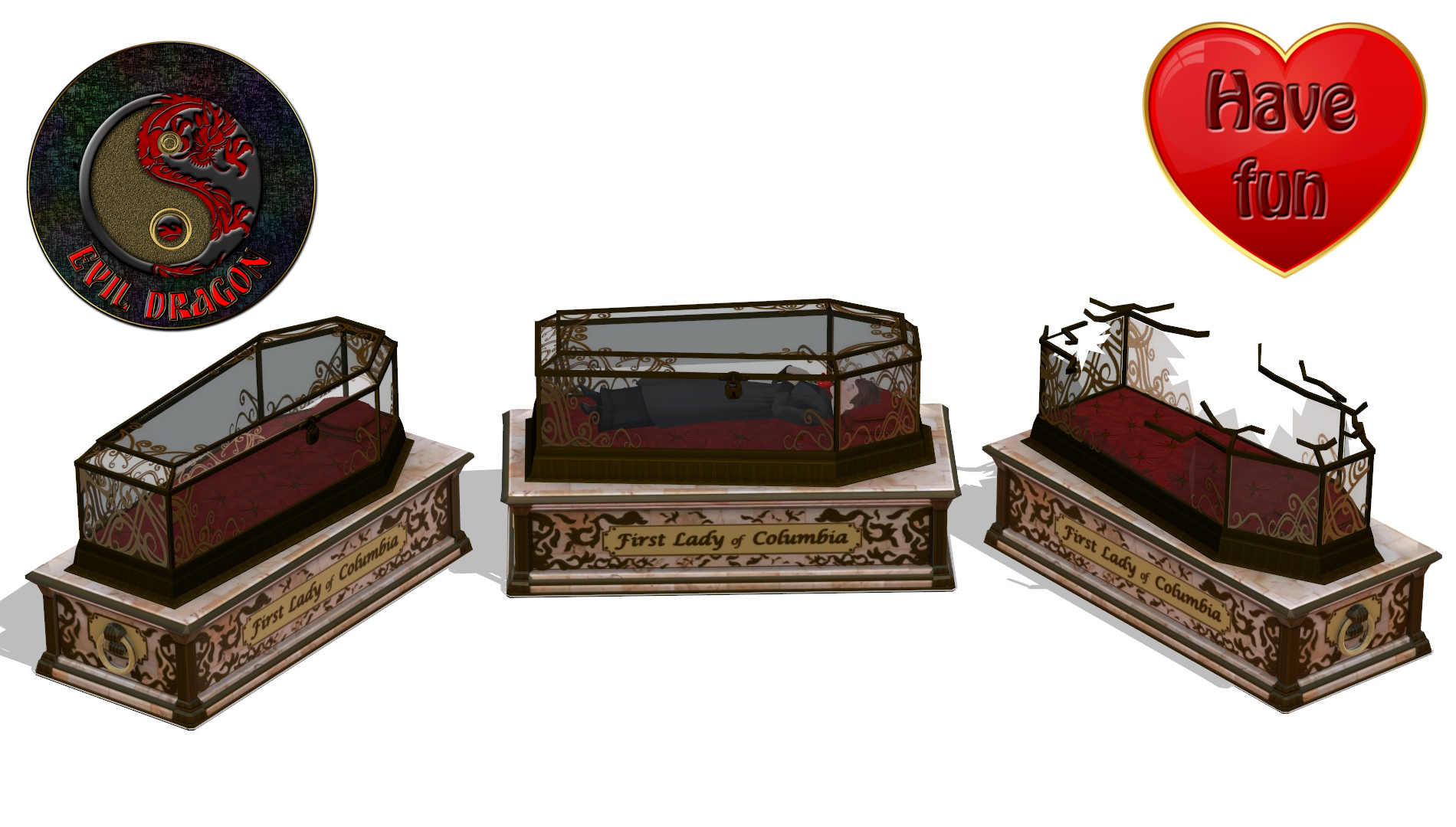 MMD Glass Coffin DL by EVILDRAGON2546 on DeviantArt