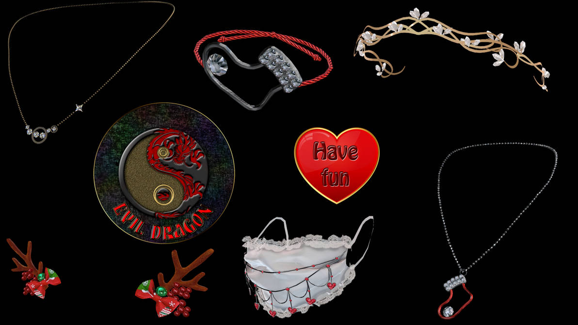 MMD Accessories 34 DL by EVILDRAGON2546 on DeviantArt