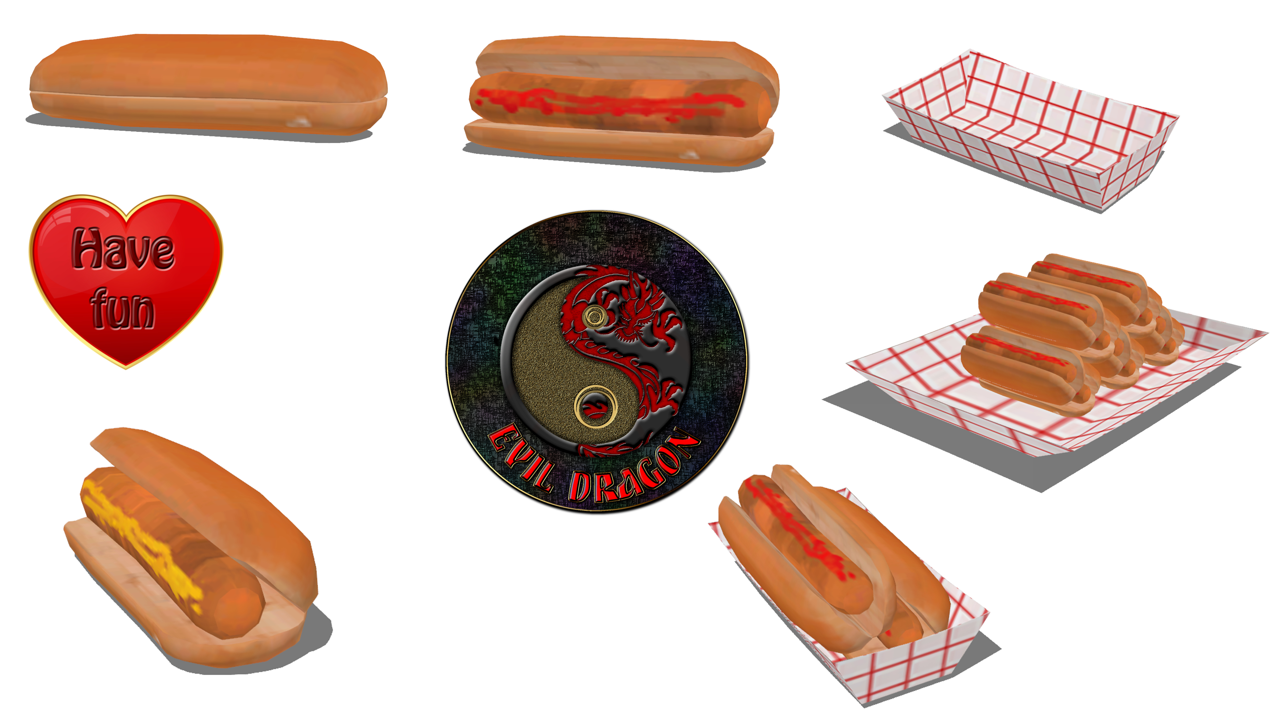 [MMD] FOOD Hot Dogs DL by EVILDRAGON2546 on DeviantArt