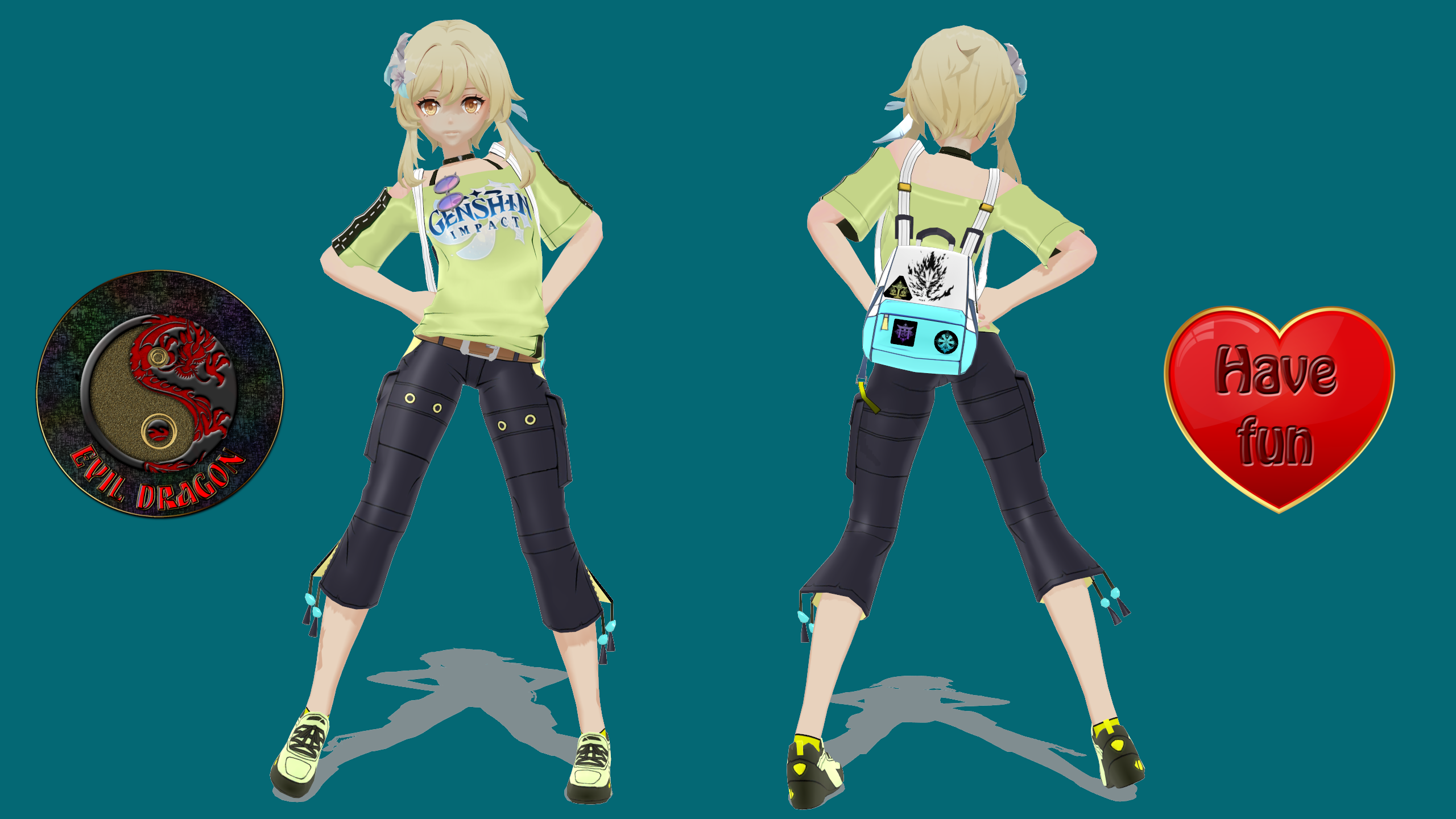 [MMD/GENSHIN IMPACT/HONKAI IMPACT] Lumin model dl by EVILDRAGON2546 on ...