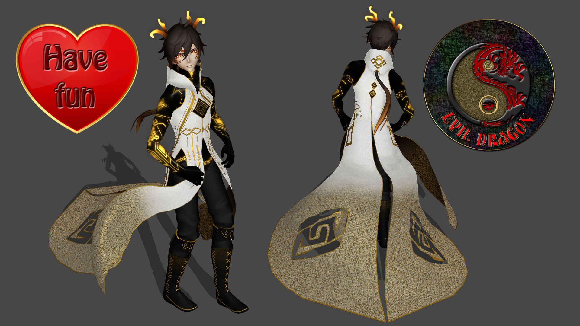 [MMD/GENSHIN IMPACT] Morax Zhong Li MODEL DL by EVILDRAGON2546 on ...