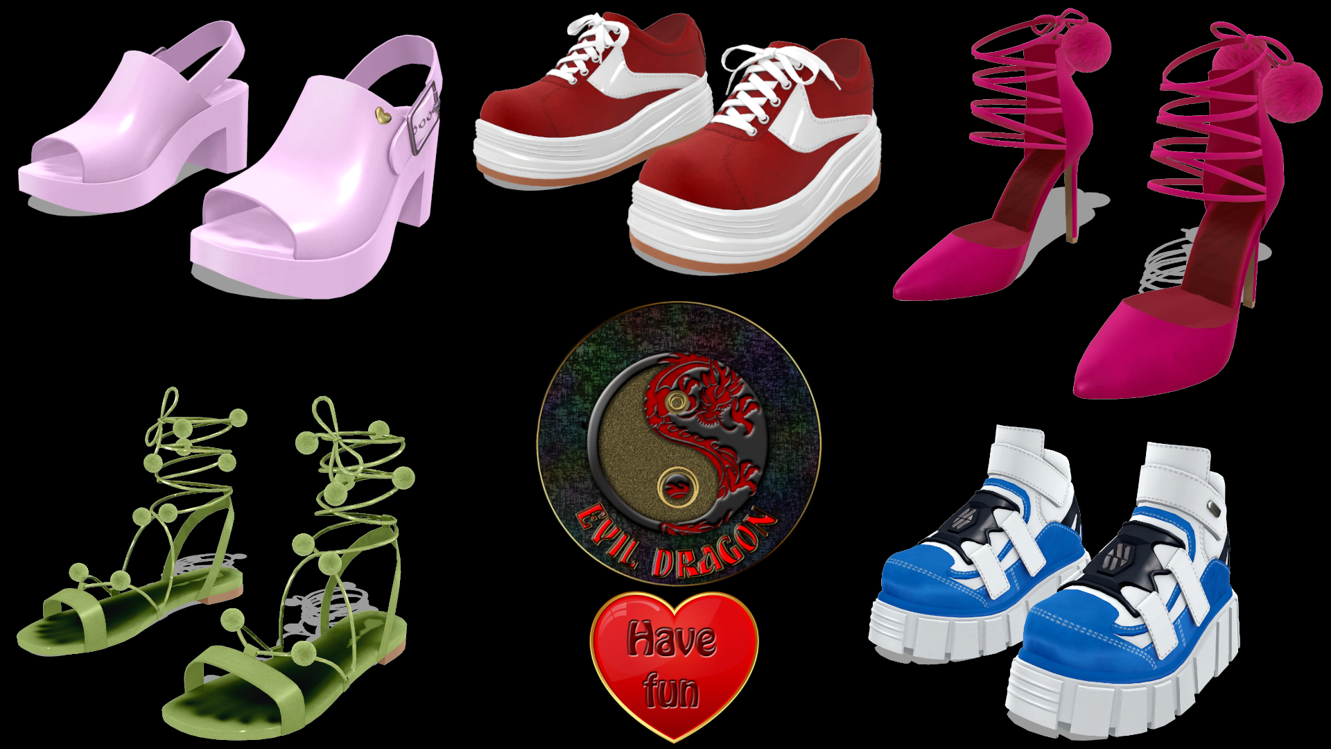 [MMD] Shoes 53 DL by EVILDRAGON2546 on DeviantArt