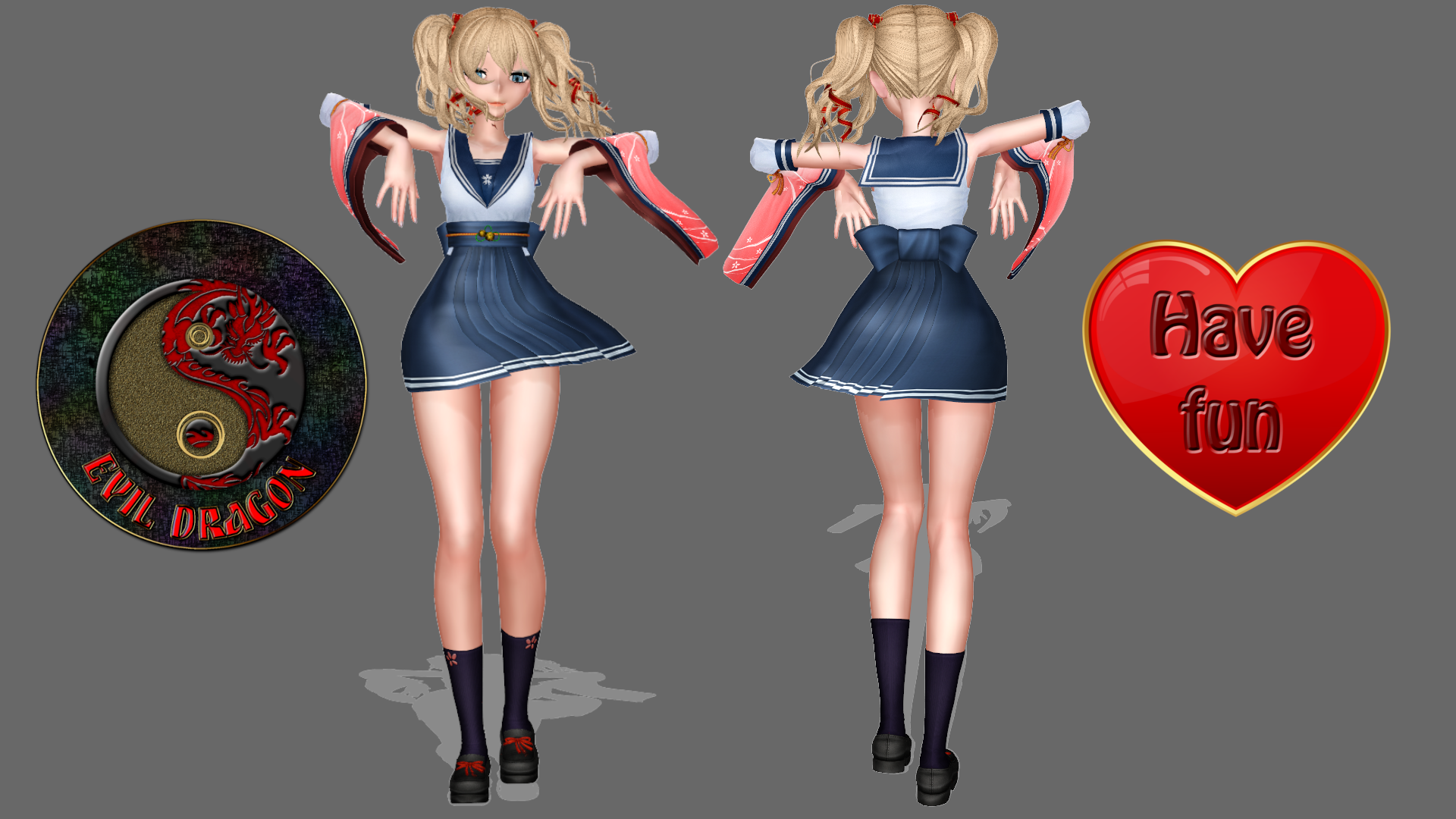 [MMD] Female Model 25 DL by EVILDRAGON2546 on DeviantArt