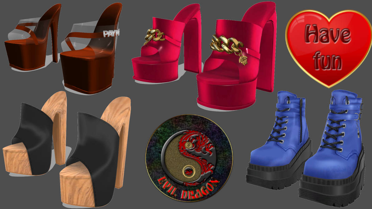 [MMD] Shoes 60 DL by EVILDRAGON2546 on DeviantArt