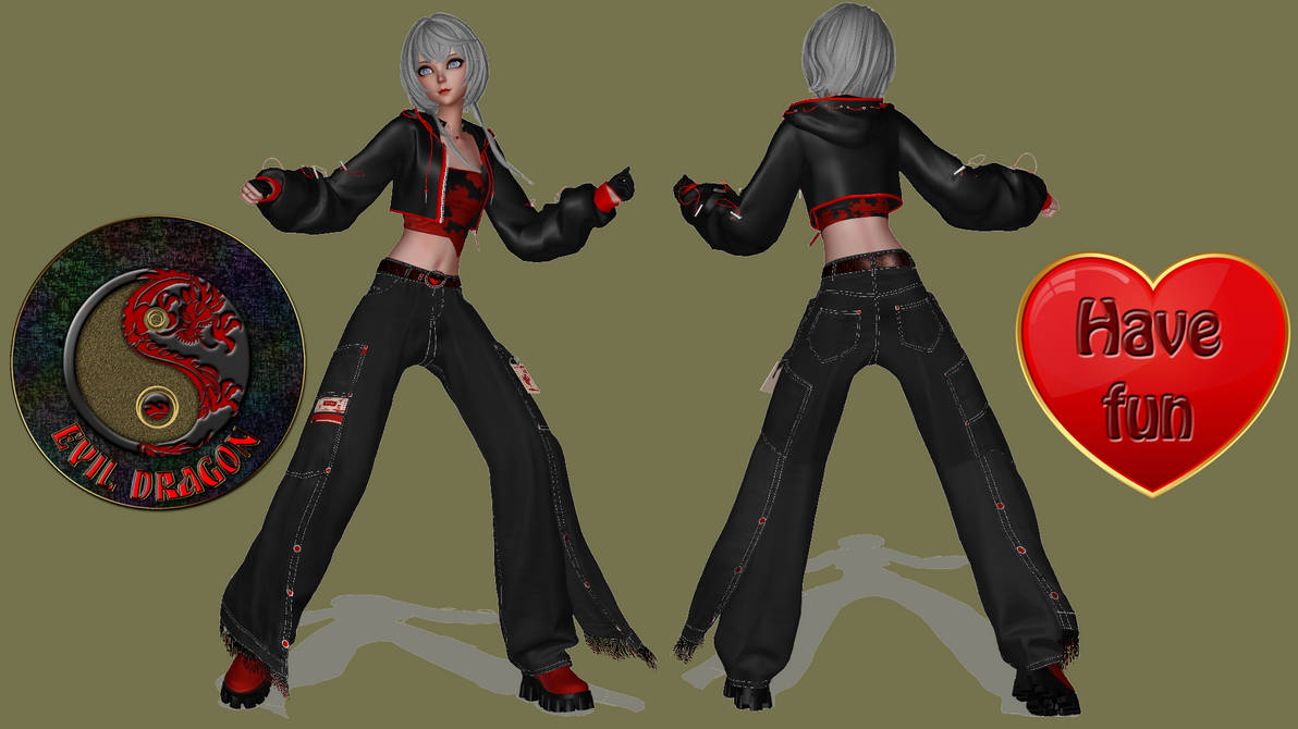 [MMD] Model Lm 7 DL by EVILDRAGON2546 on DeviantArt