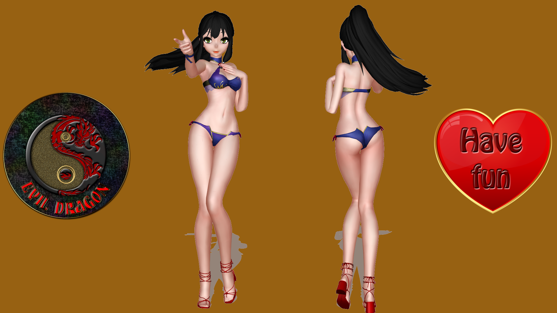 [MMD] Tda Model 4 Swimsuit DL by EVILDRAGON2546 on DeviantArt