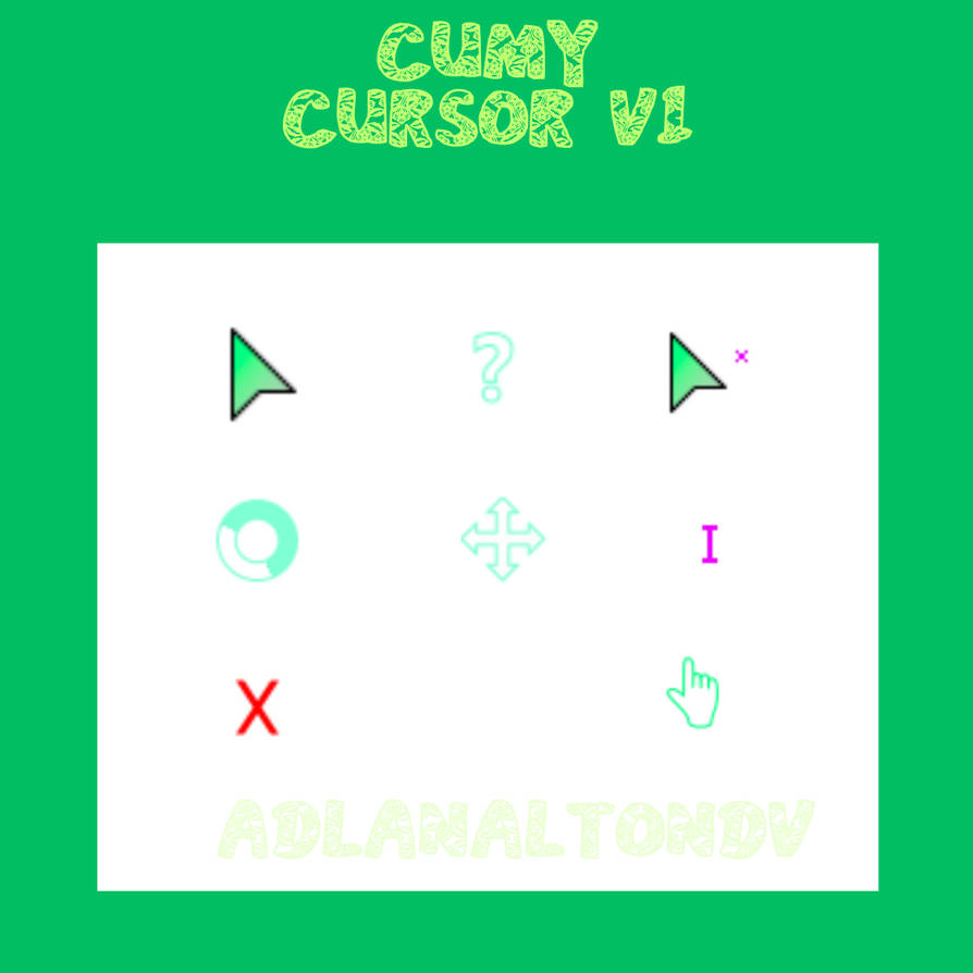 Cumy Cursor V1 Normal And Small by AdlanAltOnDV on DeviantArt