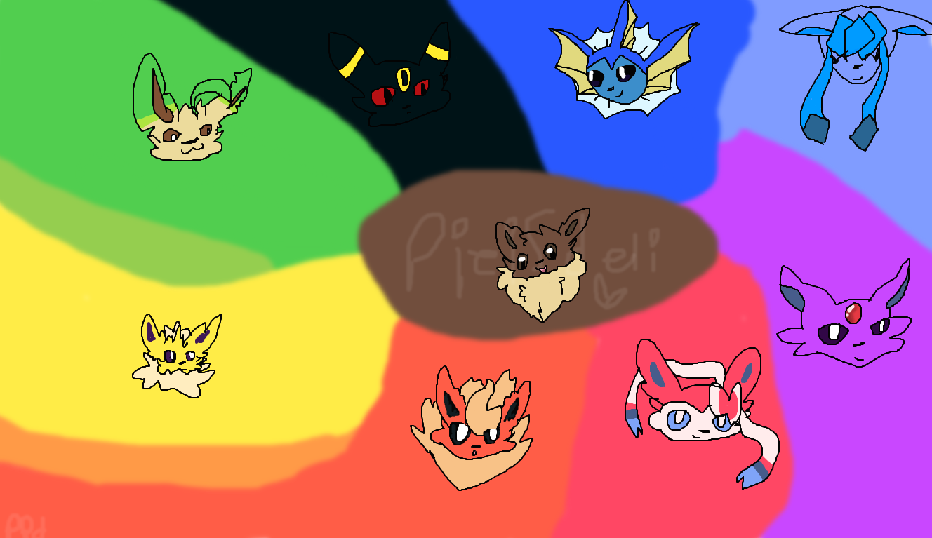 Eeveelutions by Pieisdeli on DeviantArt