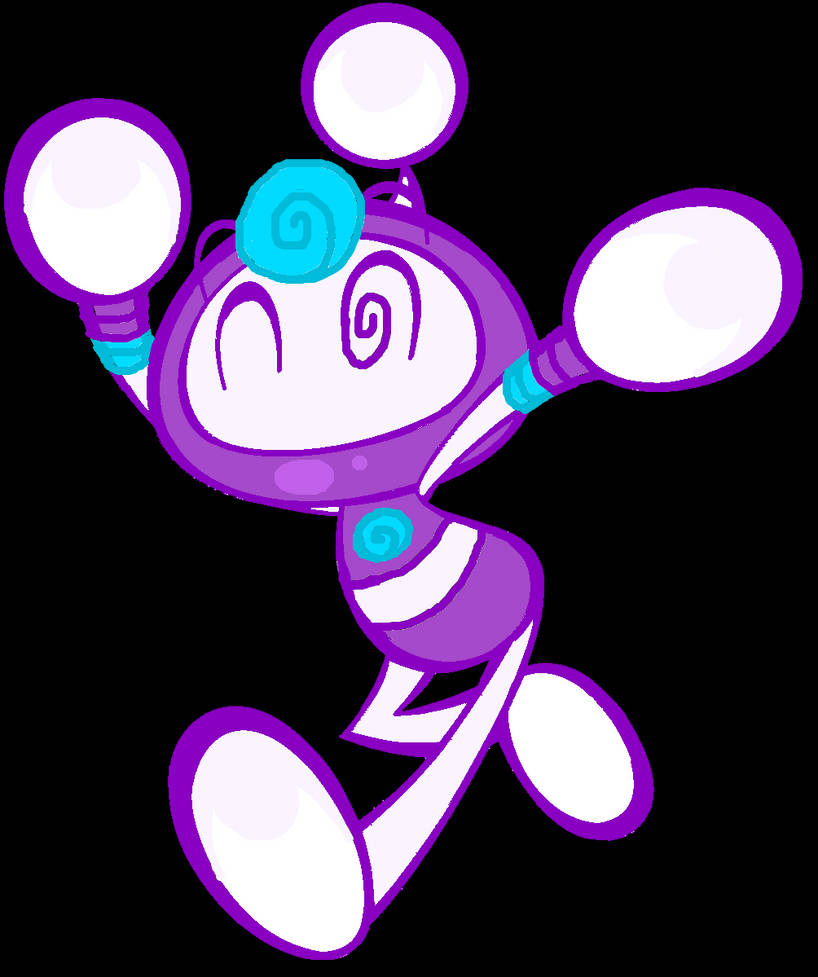 (Crazy)Purple Bomberman by RainbowStarbur on DeviantArt