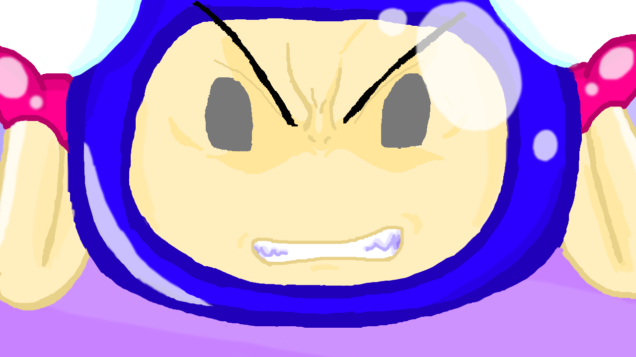 Angry Blue Bomberman #2 by RainbowStarbur on DeviantArt