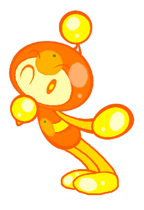 Orange(Fruit) Bomberman by RainbowStarbur on DeviantArt