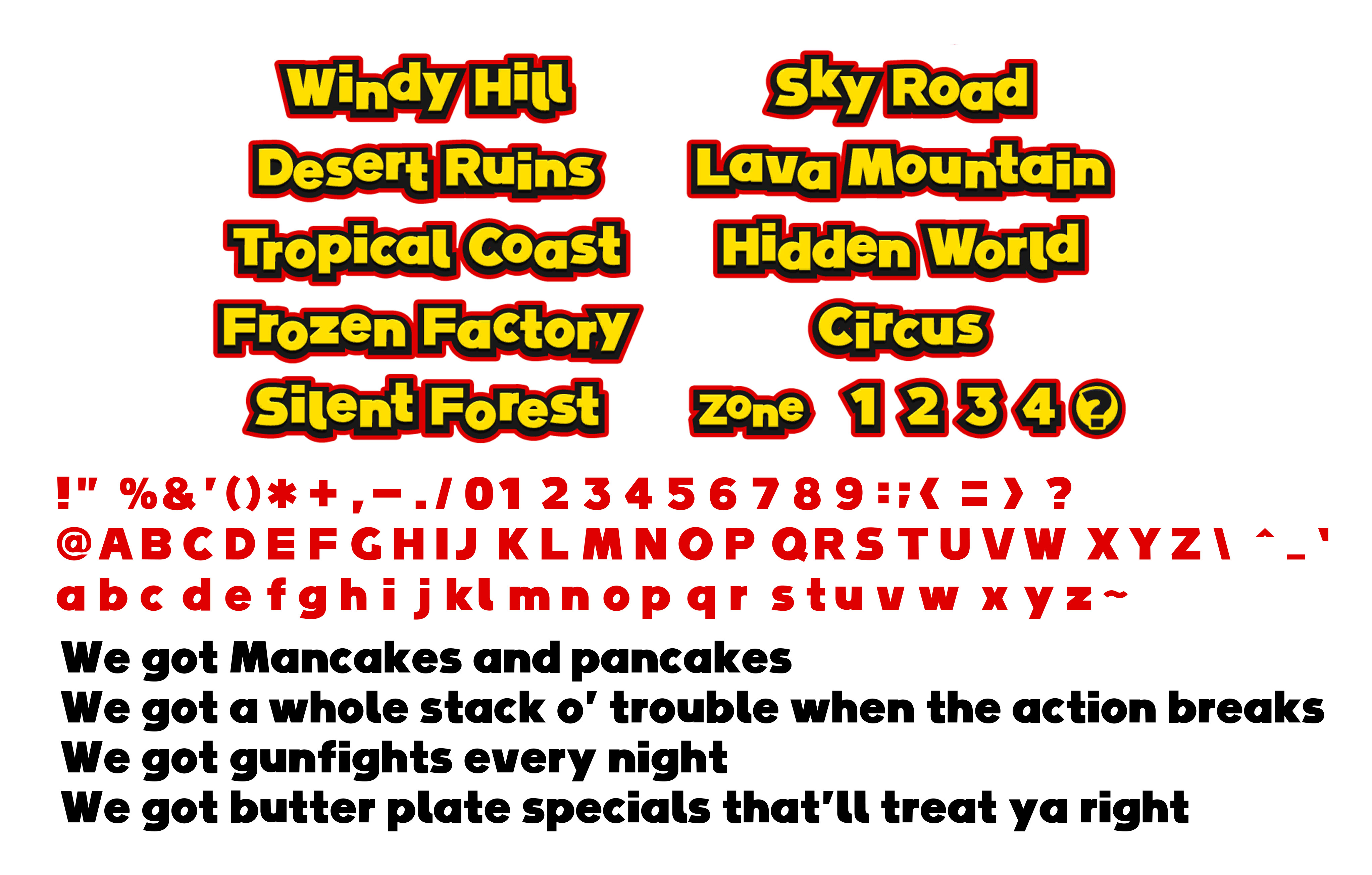 sonicfont Std by PenelopeDevelope on DeviantArt