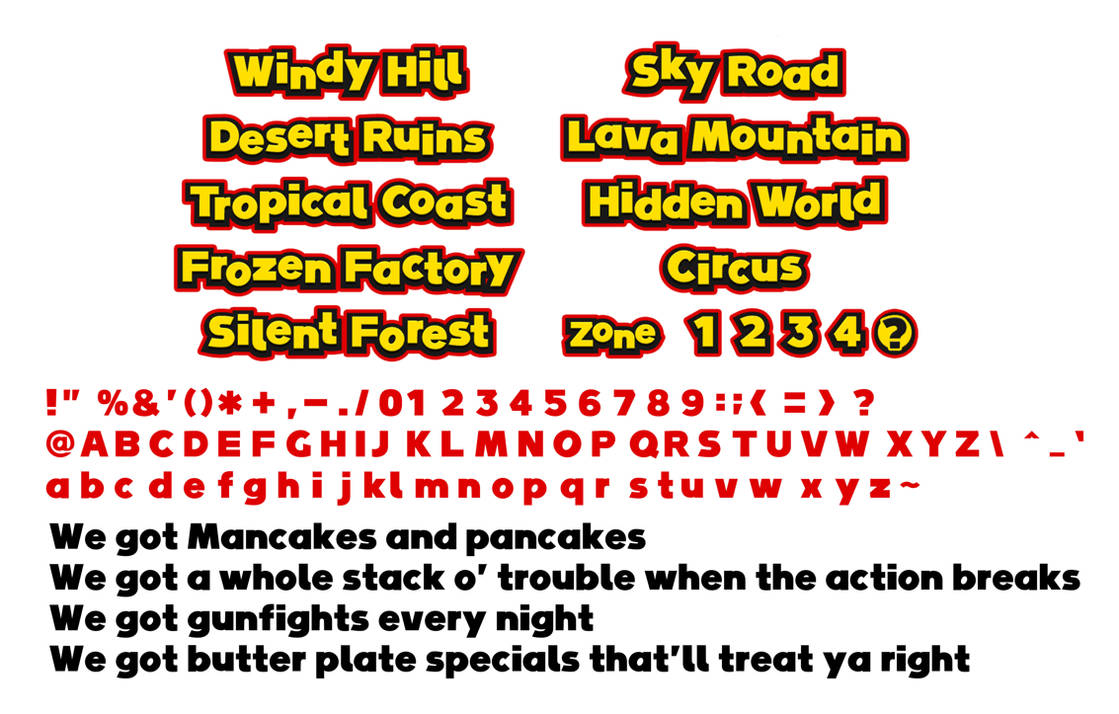 sonicfont Std by PenelopeDevelope on DeviantArt