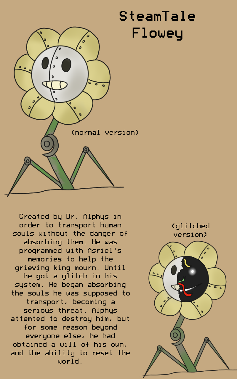 SteamTale Flowey by beanbagbrianna on DeviantArt