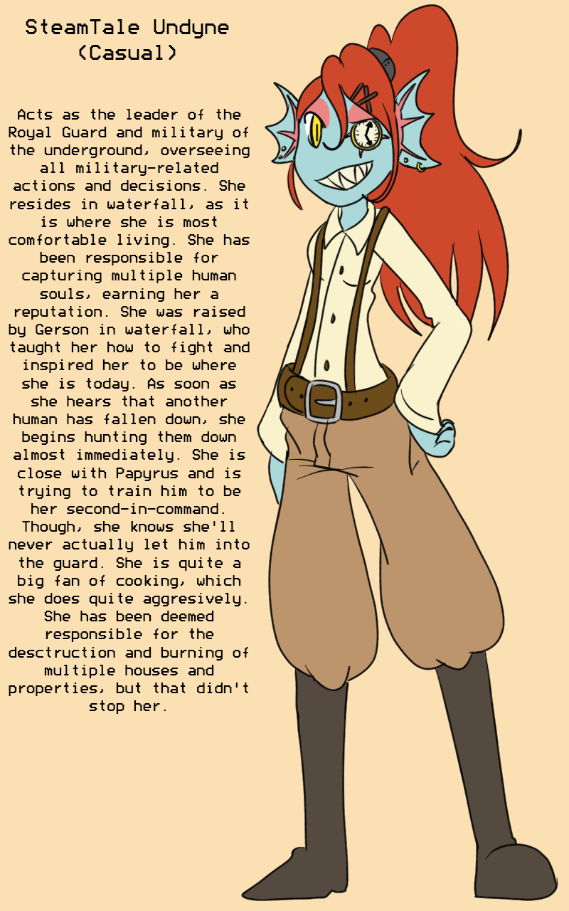 SteamTale Undyne by beanbagbrianna on DeviantArt