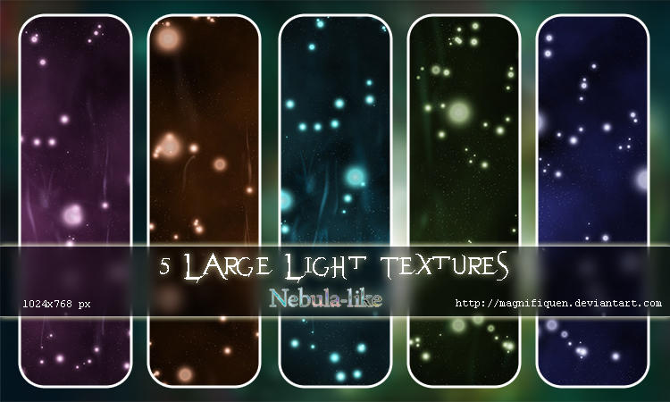 Light Textures - Pack III (Nebulae) by MagnifiqueN on DeviantArt