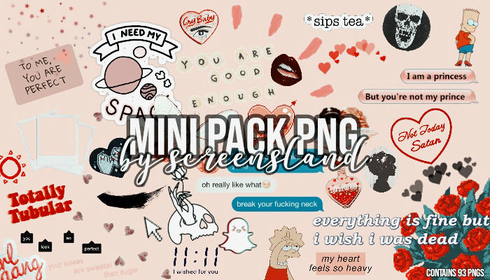 Mini Pack Png By Screensland by missxcarol on DeviantArt