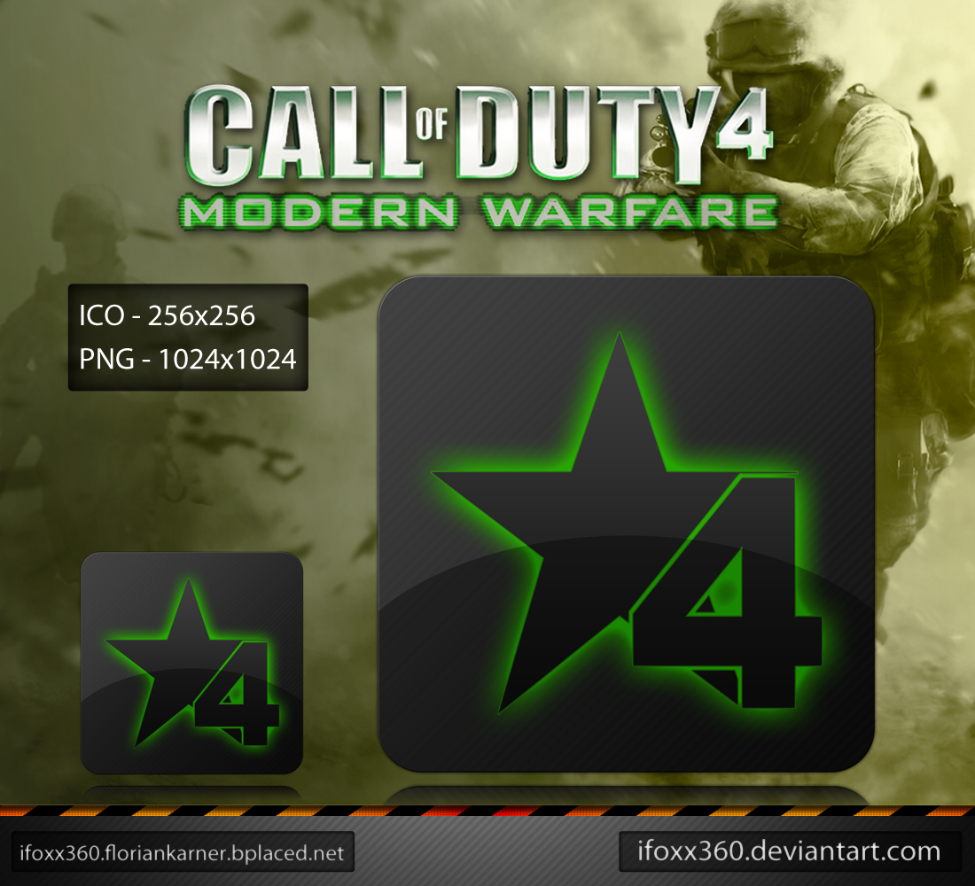 CoD 4 Modern Warfare Icon by iFoXx360 on DeviantArt