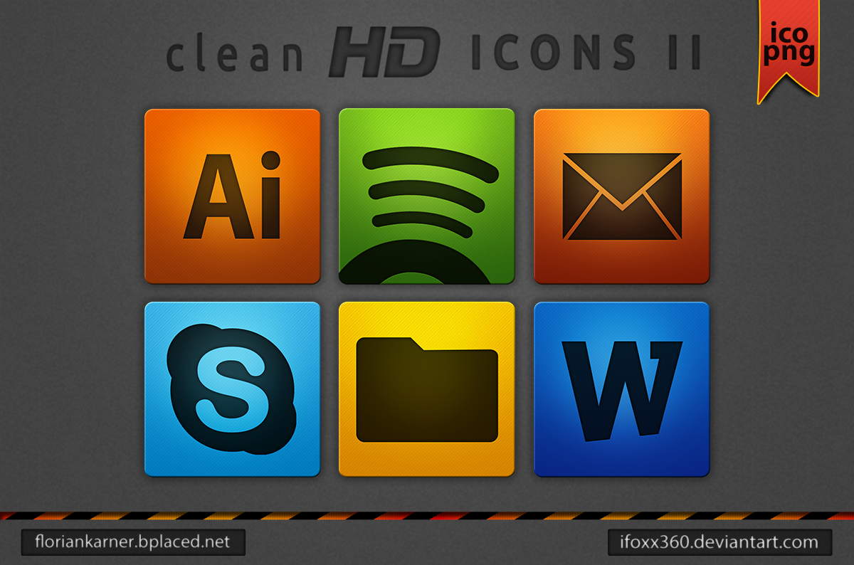 clean HD Icon Pack II by iFoXx360 on DeviantArt