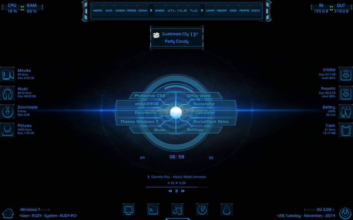 Blue Desktop by andyc2908 on DeviantArt