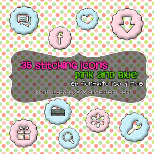 Stitching Icons by PrettyLadybug093 on DeviantArt