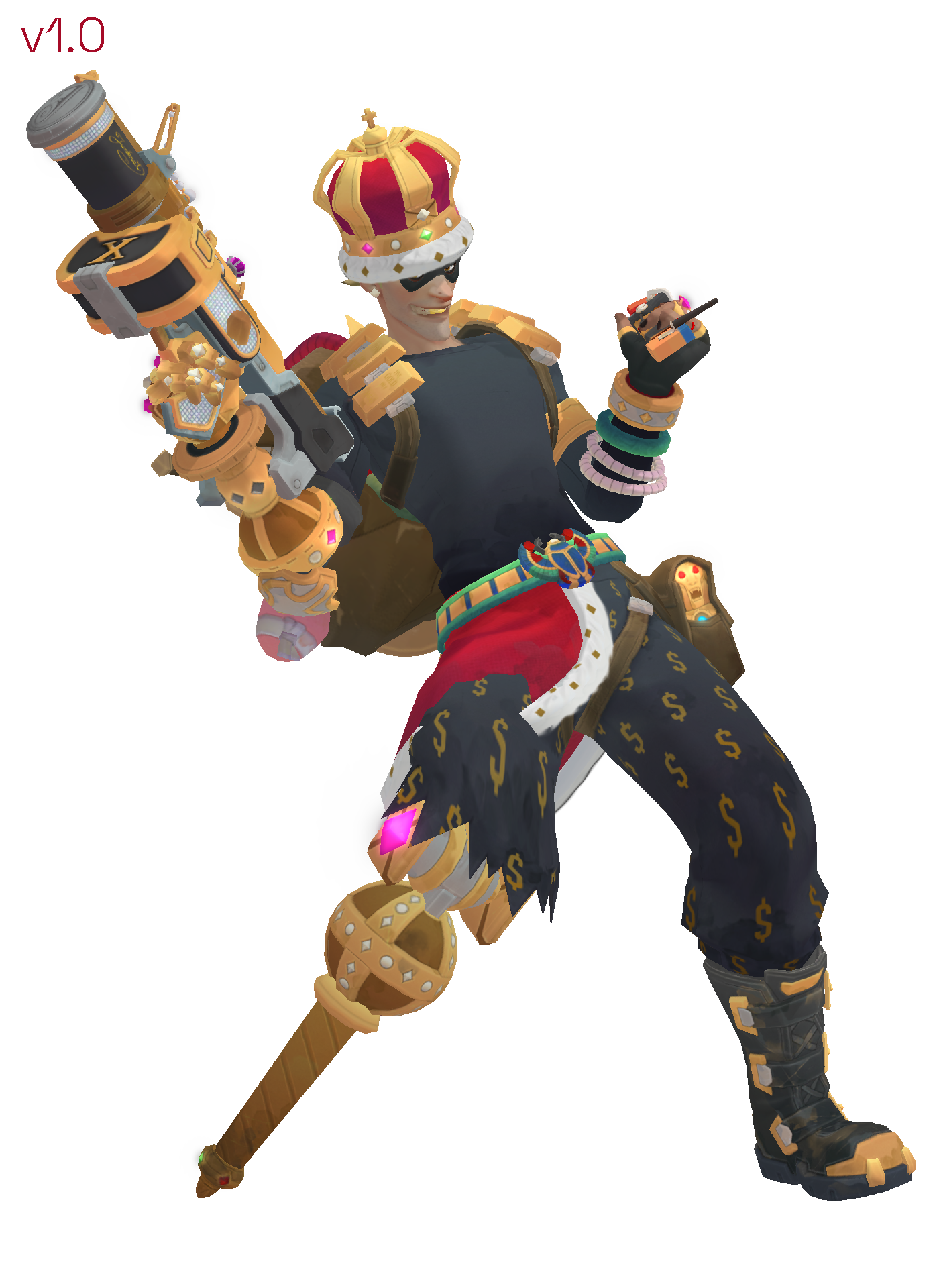MMD - Junkrat (King Jamison) Download by Togekisspika35 on DeviantArt
