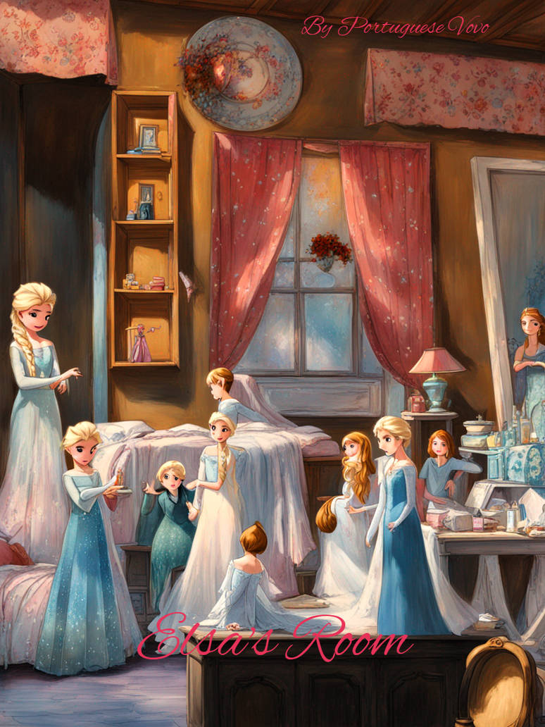 Elsa's Room 1 by PortugueseVoVo on DeviantArt