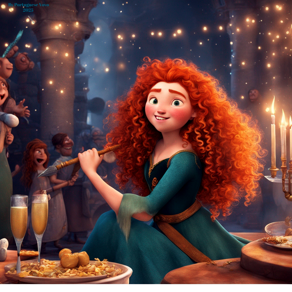 Merida The Party Animal by PortugueseVoVo on DeviantArt