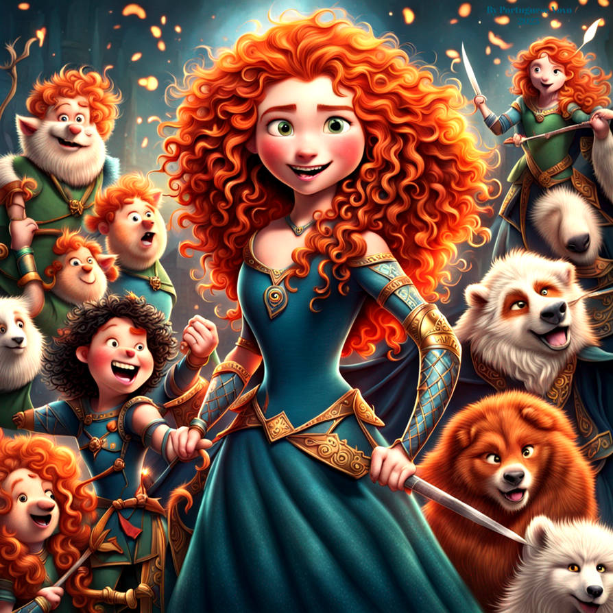 Merida The Party Animal 2 by PortugueseVoVo on DeviantArt