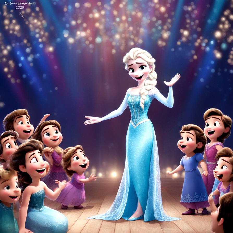 Elsa Sing Along With The Children by PortugueseVoVo on DeviantArt