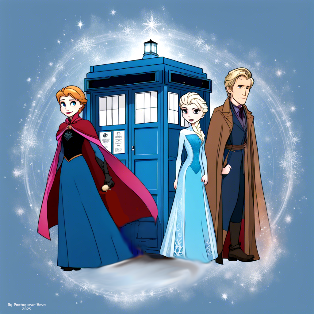 Elsa And Elsa Meet Dr Who by PortugueseVoVo on DeviantArt
