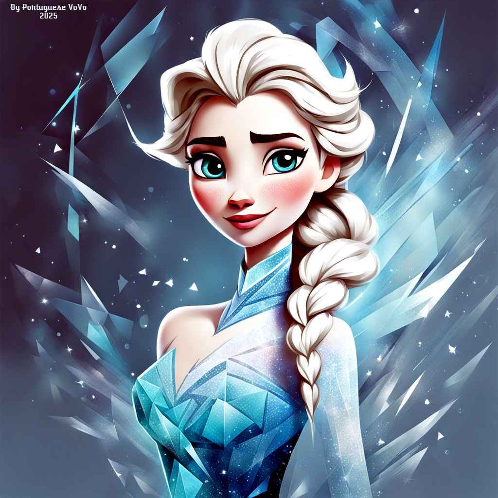 Abstract Elsa 2 by PortugueseVoVo on DeviantArt