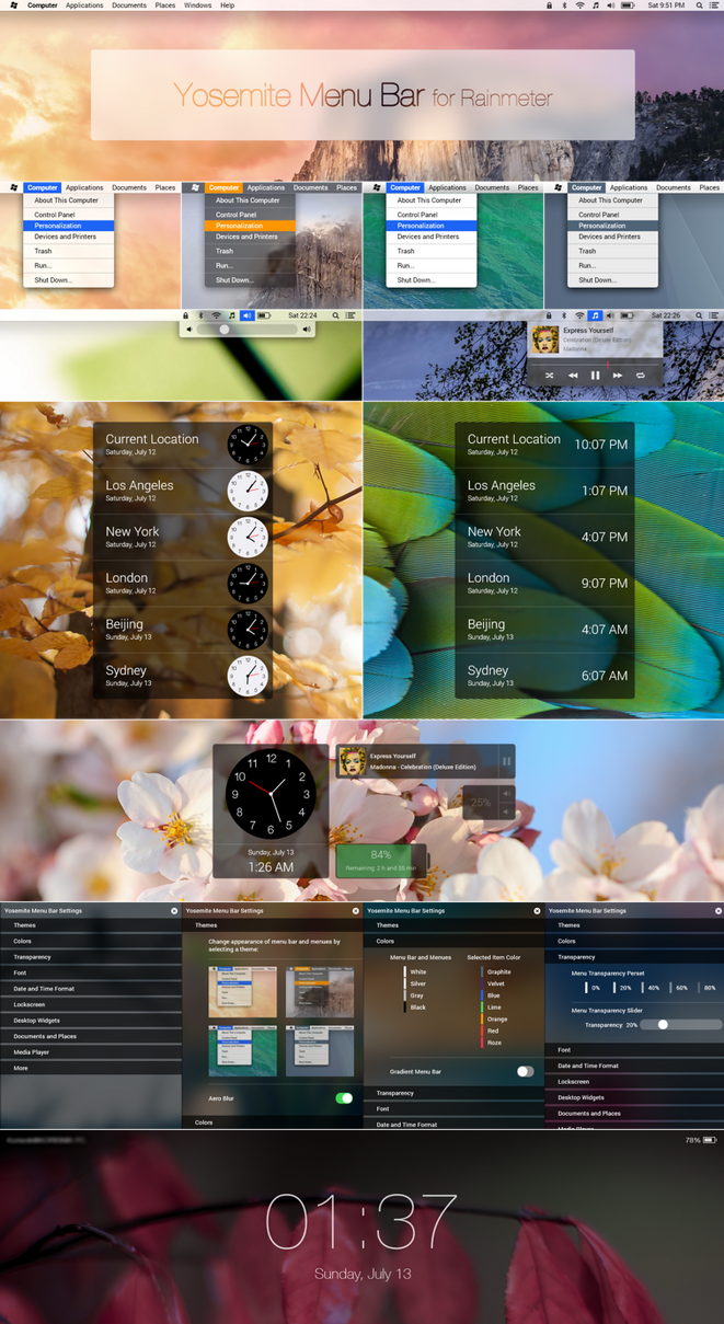 Yosemite Menu Bar by rabra on DeviantArt