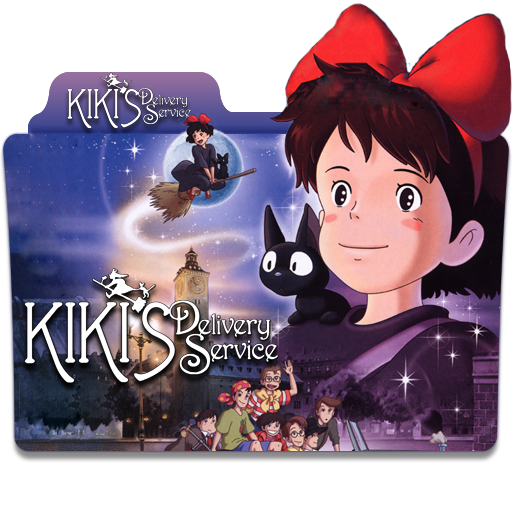 Kiki's Delivery Service (1989) folder icon by ahmedkira on DeviantArt