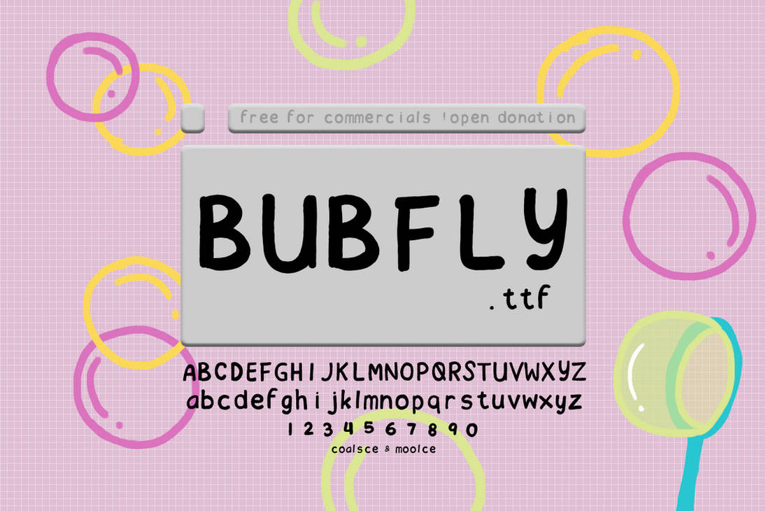 BUBFLY font by moolce by moolce on DeviantArt