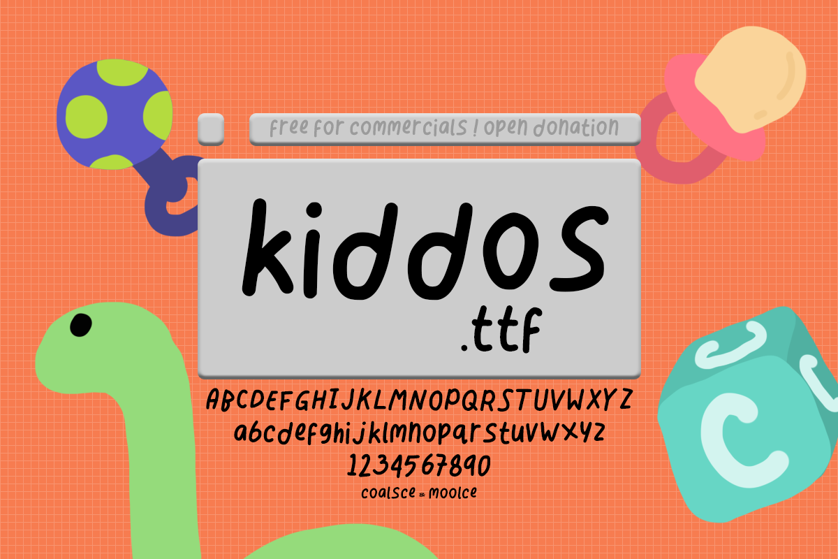KIDDOS font by moolce by moolce on DeviantArt