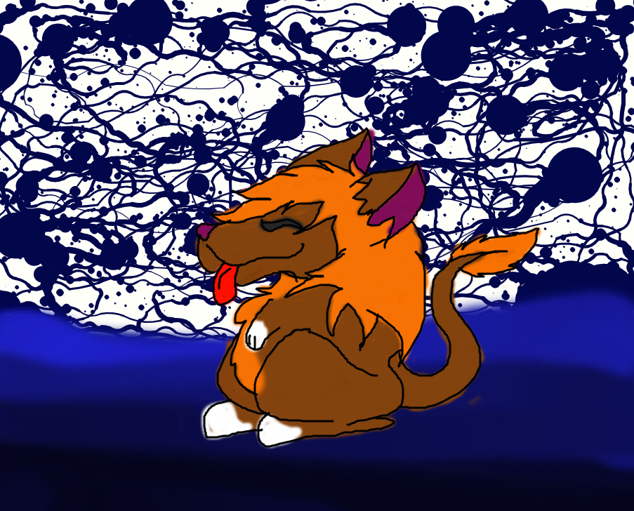 Happy fat cat by TheMonsterCreations on DeviantArt
