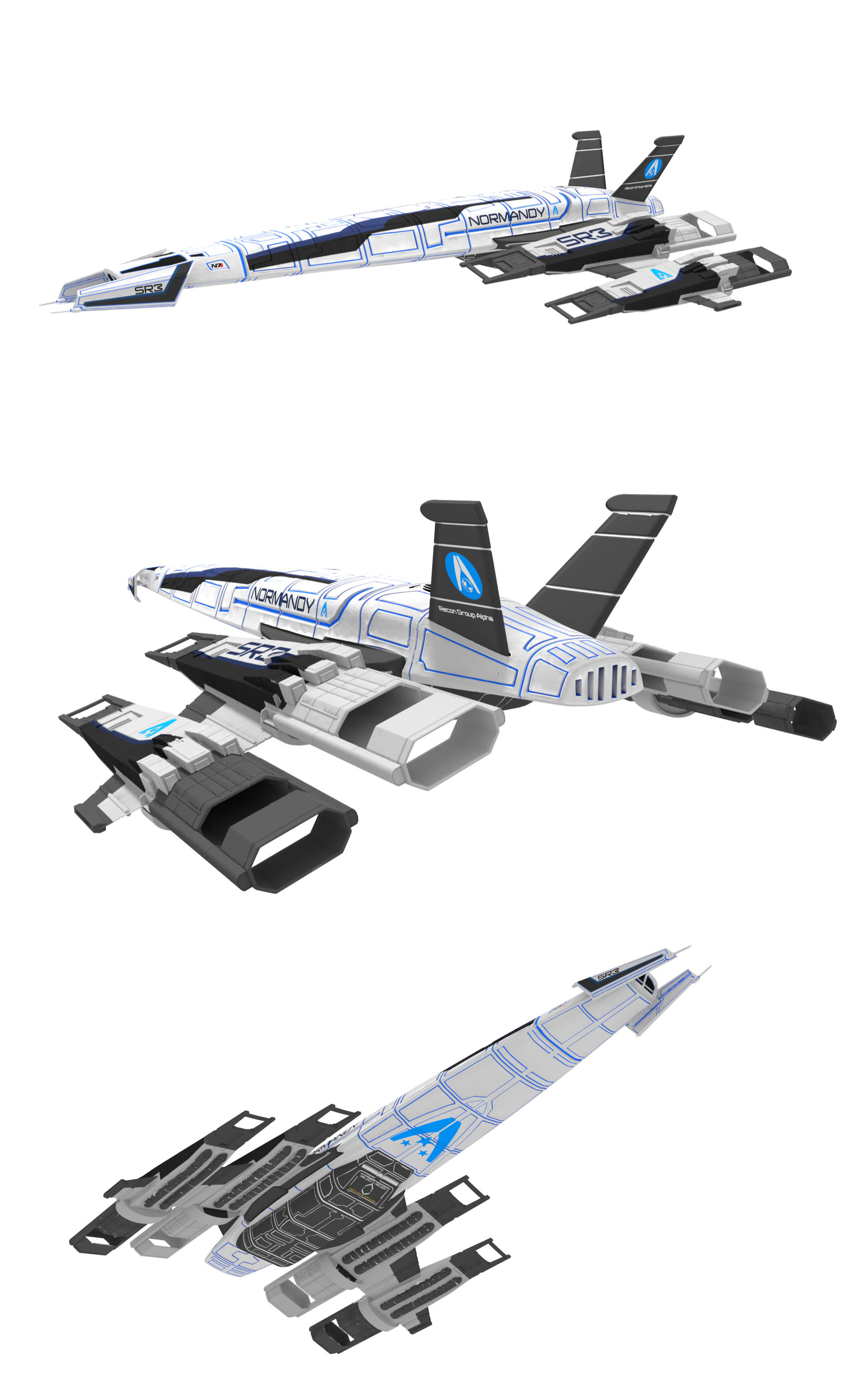Normandy SR3 OBJ by dmaland on DeviantArt
